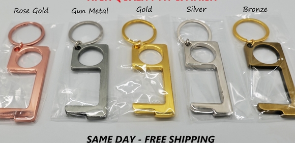 Accessories | Hygiene Door Opener Keychain Button Safety | Poshmark